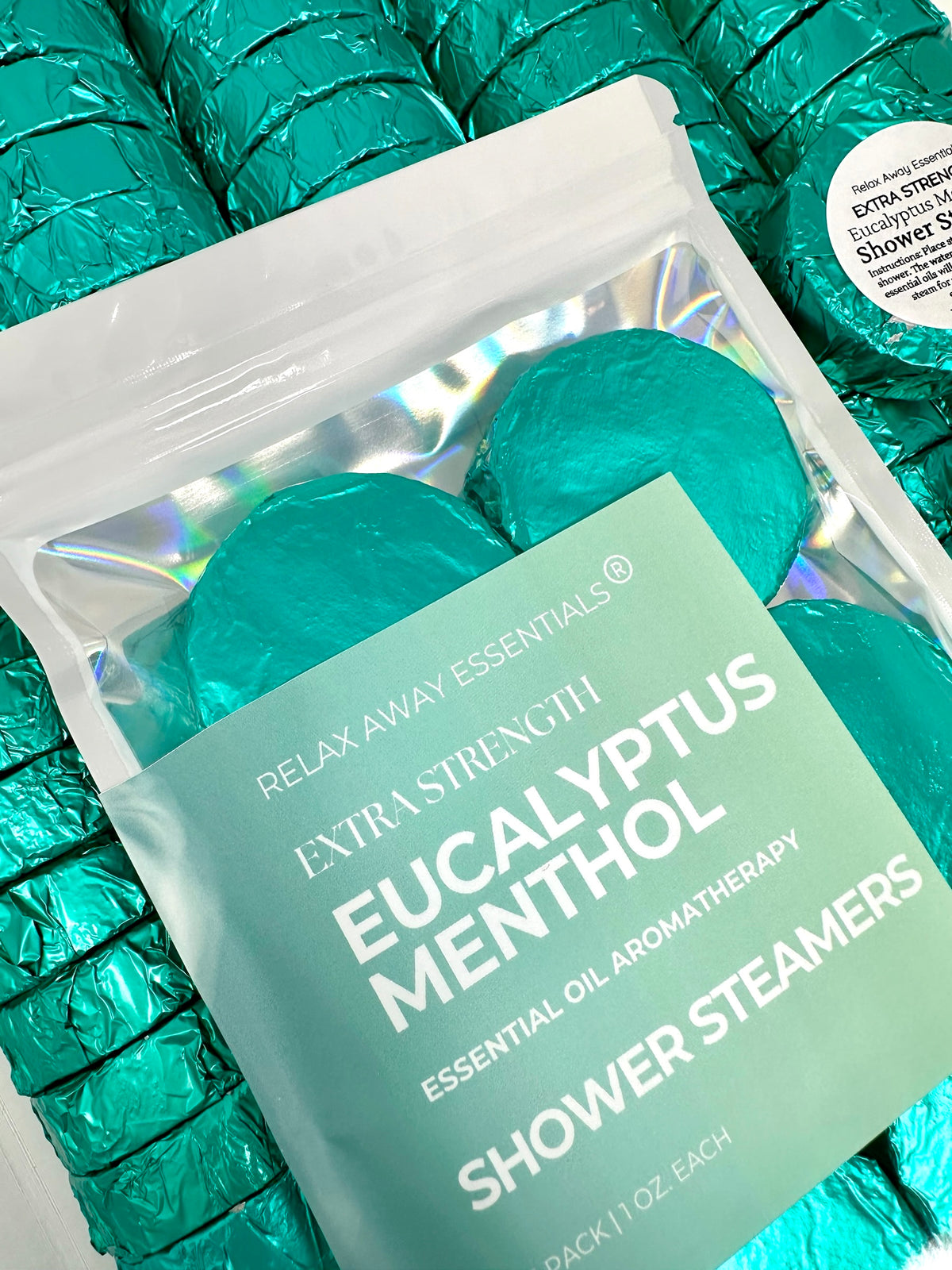 EXTRA STRENGTH Eucalyptus Menthol Shower Steamers 6 Pack – Relax Away Essentials